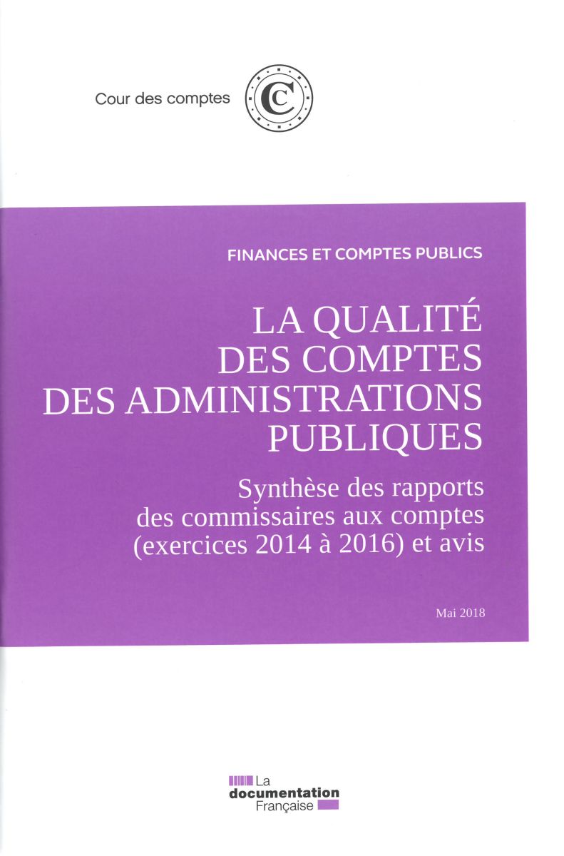 La qualité des comptes des administrations publiques | vie-publique.fr