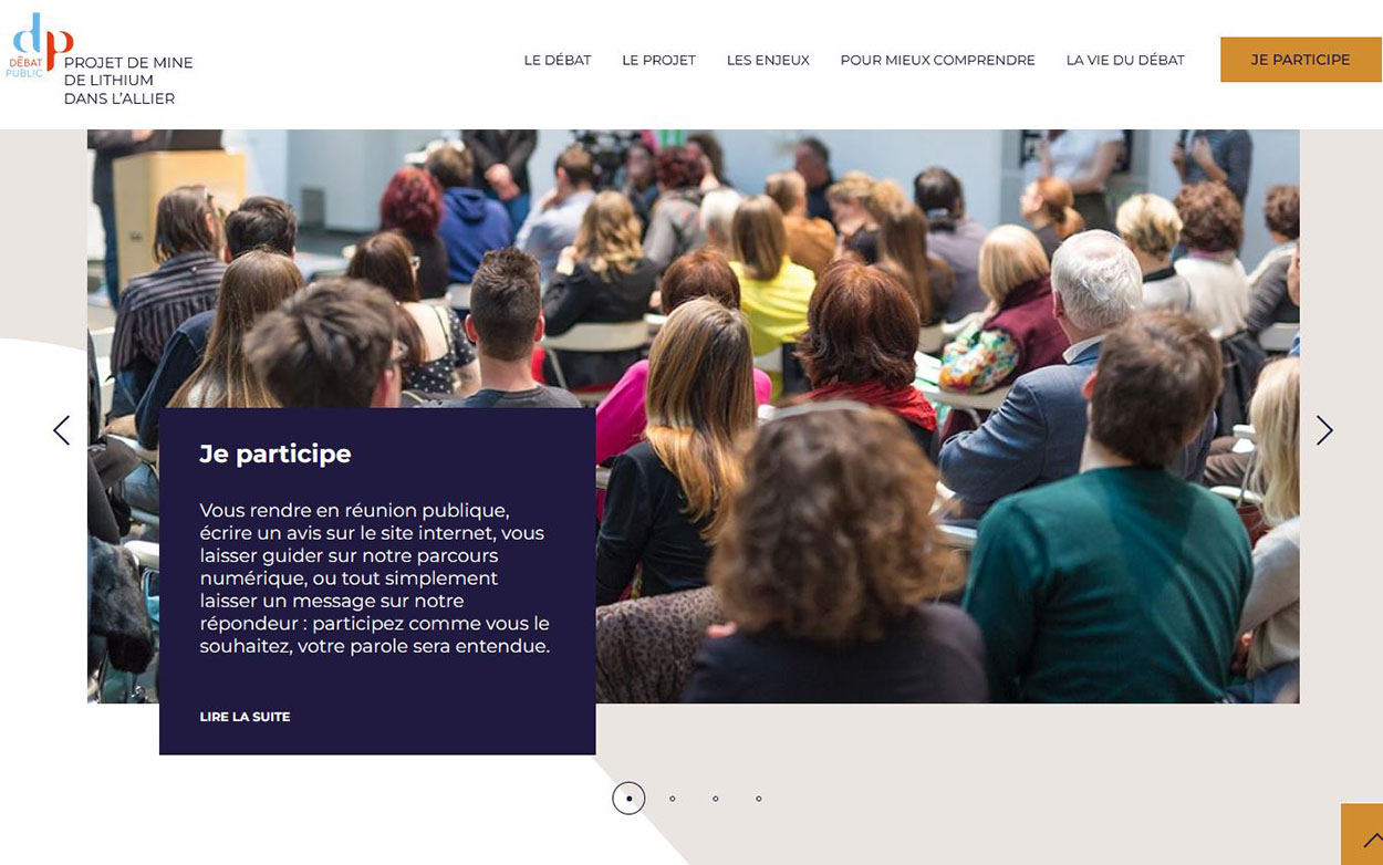 Mine de lithium en Auvergne : lancement d'un débat public | vie-publique.fr